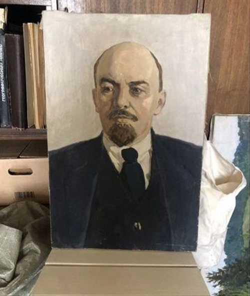 Ленин, холст, масло