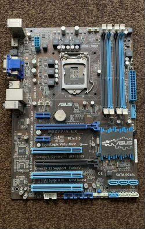 Материнская плата asus LGA1155 P8Z77-V LX | Festima.Ru - Мониторинг ...