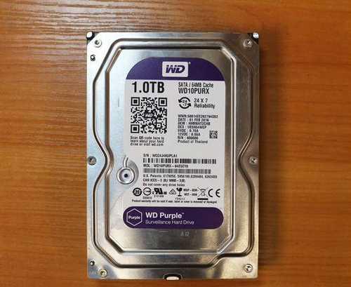 Жесткий диск 1Тб Western Digital Purple