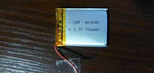 Литий-ионный аккумулятор 403040 700mAh 3.7V