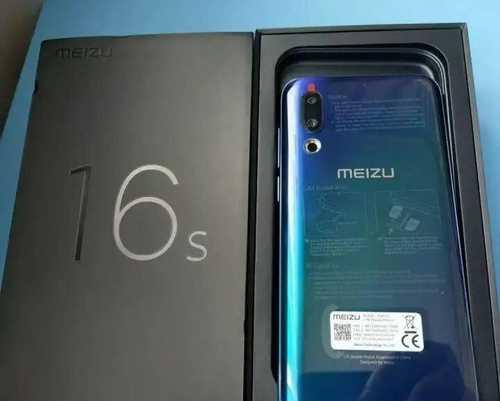 Meizu 16s,8/128 gb, blue, новый