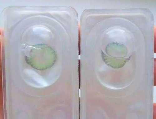 Линзы зеленые без диоптрий Maxiy girl