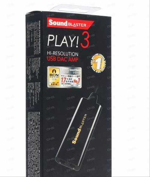 Внешняя звуковая карта creative sound blaster play 3