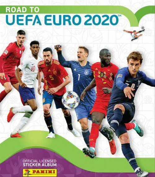 Наклейки Panini "Дорога на Евро 2020"