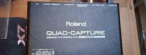 Звуковая карта (интерфейс) Roland quad capture