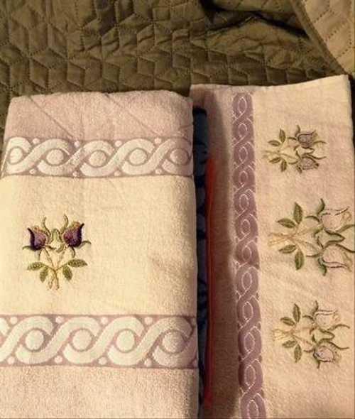 Махровые полотенца новые, Турция