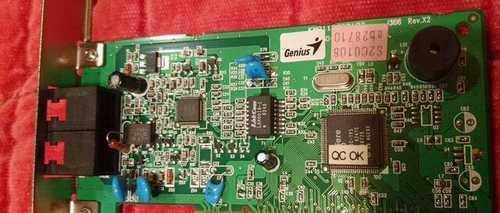 Аналоговый модем genius GM 56 PCI-LA