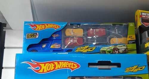 Автовоз Hot Wheels с 6 машинками