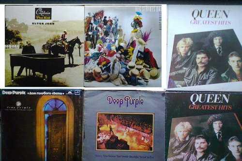 Queen, Deep Purple, Elton Jonh