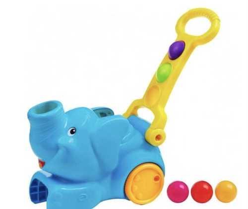 Каталка playskool fisher price слоник жонглёр