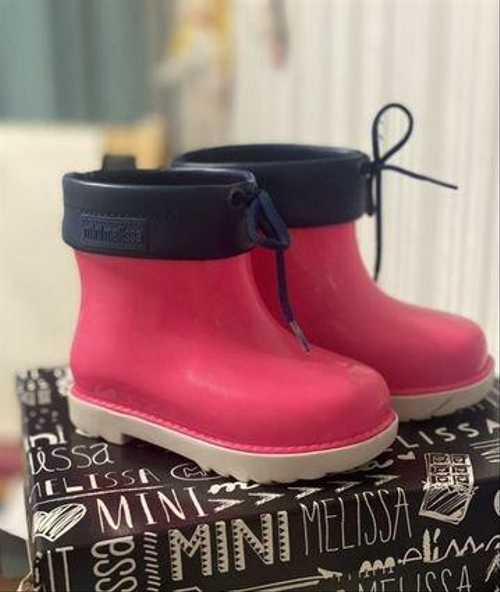 Сапоги резиновые mini melissa