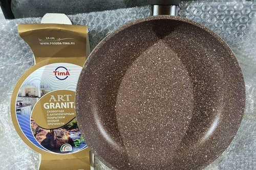 Сковорода TVS ART Granit 24 см Италия