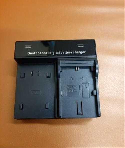 Dual channel digital battery charger (lp-e6)