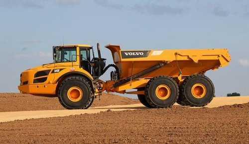 Сочлененный самосвал volvo a40f