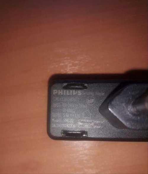 Usb зарядное устройство Philips 5v 1.2a