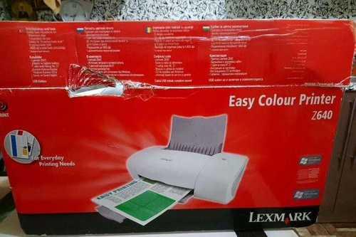 Цветной струйный принтер Lexmark Z640