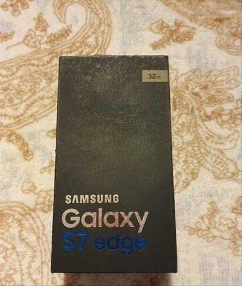 Коробка Samsung galaxy s7 edge