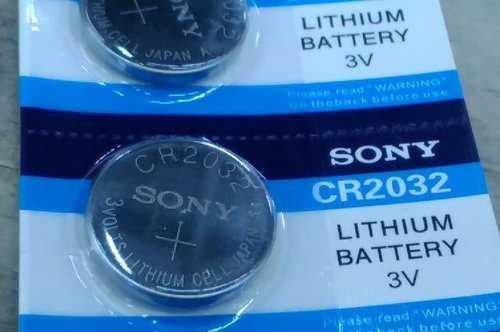 Sony CR2032 Lithium cell Japan 3V батареи