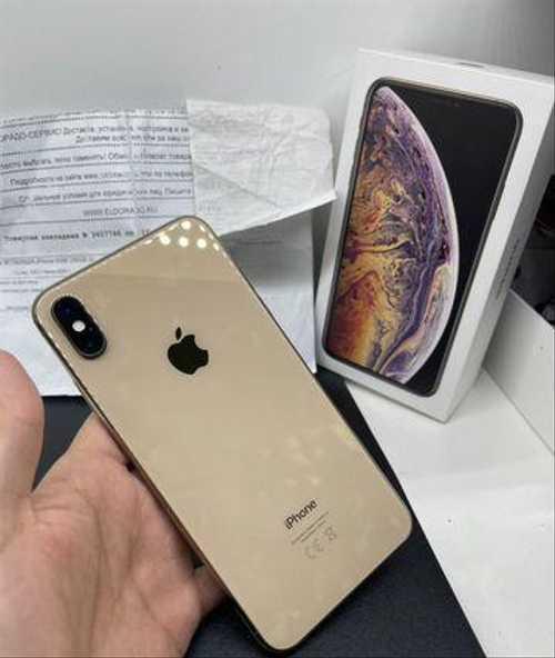 iPhone XsMax 256gb gold RU/A