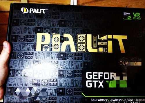 Видеокарта palit Geforce GTX 1070