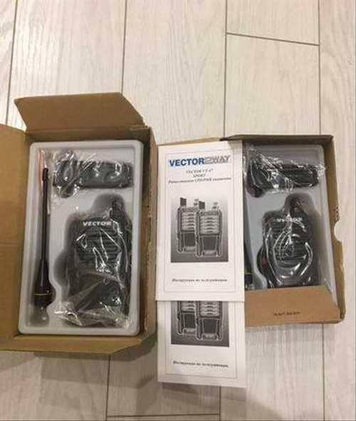 Новые рации Vector VT-47 Sport