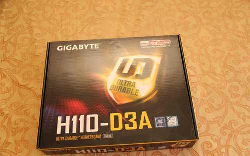 Материнская плата gigabyte GA-H110-D3A
