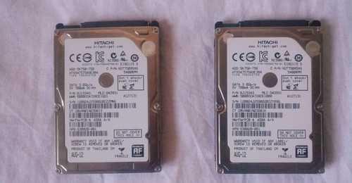 HDD Hitachi 750GB - 2 шт