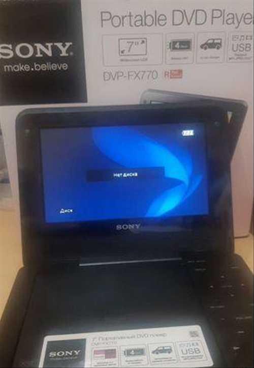 DVD плеер портативный Sony DVP-FX770