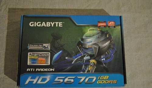 Gigabyte Radeon HD 5670 1Gb hdmi