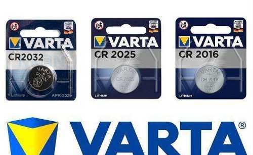 Батарейка Varta 2032 2025 2016 опт розница