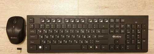 Клавиатура беспроводная Intro DW810B и мышь