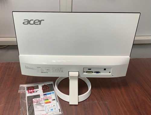 Acer R241YBwmix стильный тонкий белый IPS монитор