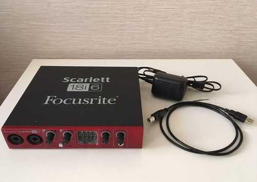 Внешняя звуковая карта Focusrite Scarlett 18i6