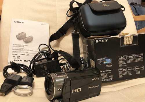 FullHD видеокамера Sony HDR-CX550E оригинал