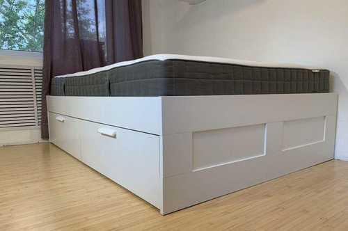 Кровать IKEA brimnes Бримнэс 140х200