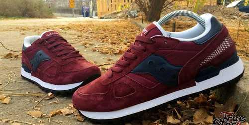 Кроссовки Saucony Shadow Original Бордовые