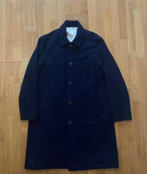 Пальто Universal Works Overcoat Melton Navy