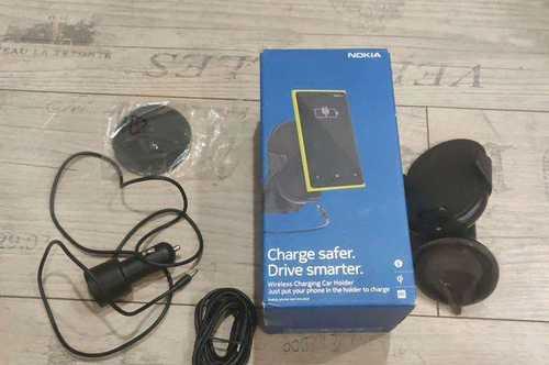 Nokia wireless car charger QI, автомобильный держа