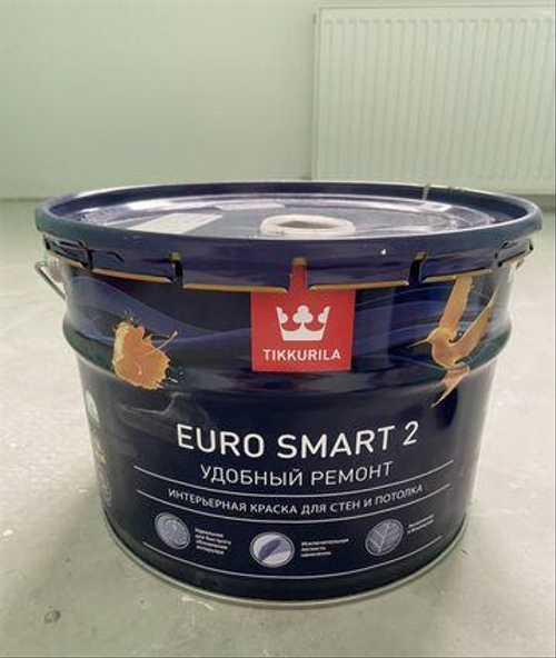 Краска tikkurila smart 2, 9 л, коллерованная