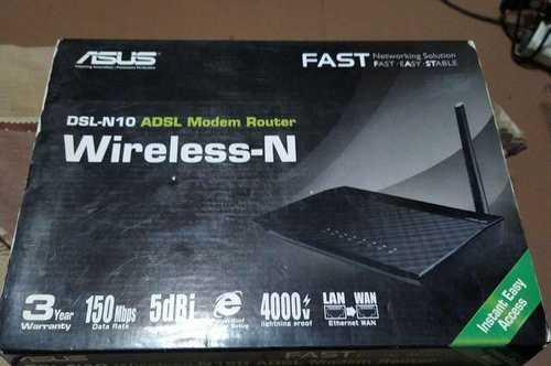 Wifi роутер asus DSL-N10