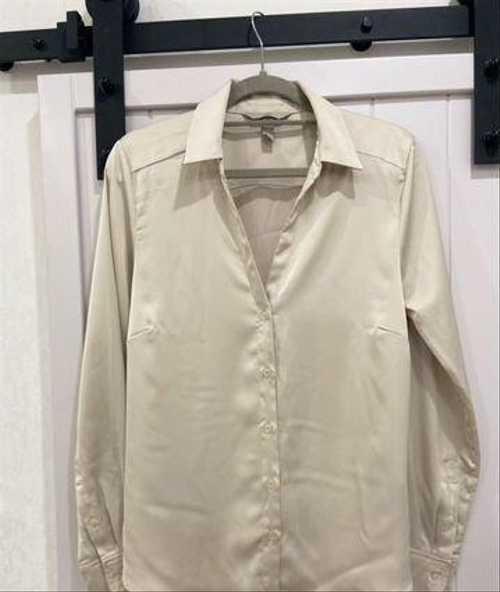 Шелковая блуза 44 размер H&M