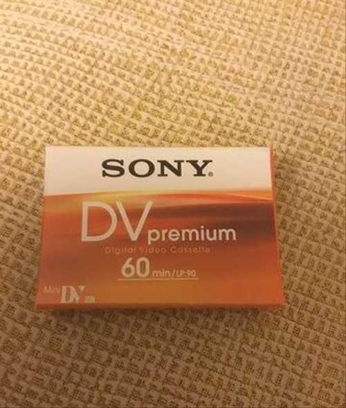 Видеокассета Sony miniDV premium