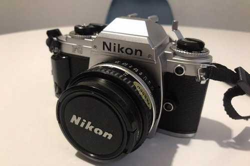 Плёночный фотоаппарат nikon fg 50 1.8 kit