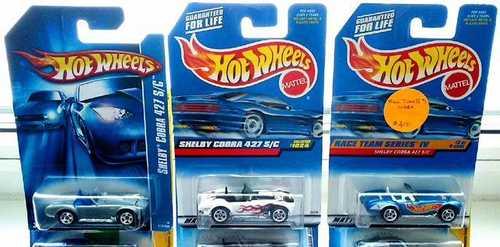 Hot Wheels Shelby Cobra Коллекция