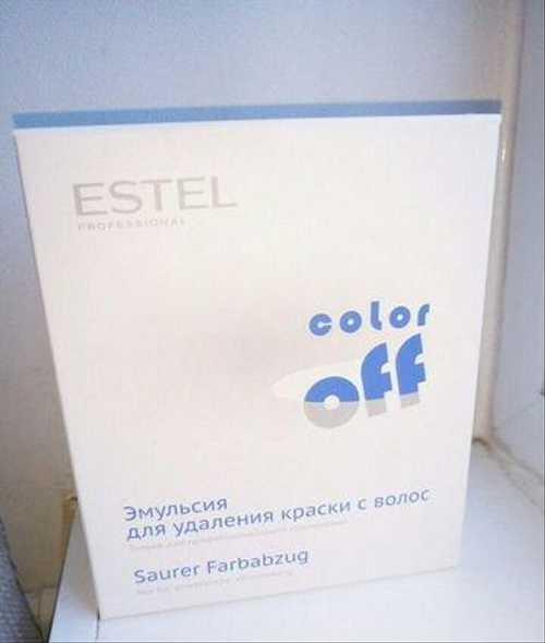 Эмульсия Estel Color Off. Смывка краски