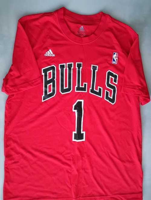 Футболка мужская Adidas NBA Chicago Bulls Rose 1