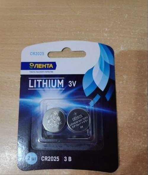 Батарейки лента Lithium 3v CR2025