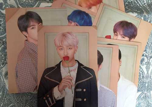 Bts постеры двусторонние