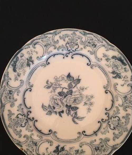 Старинная тарелка Wedgwood camellia