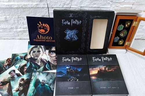 Гарри Поттер Полная коллекция значки 11 Blu Ray